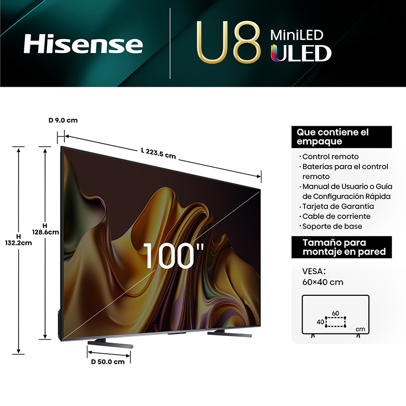 ULED Mini LED 100U8K - Hisense