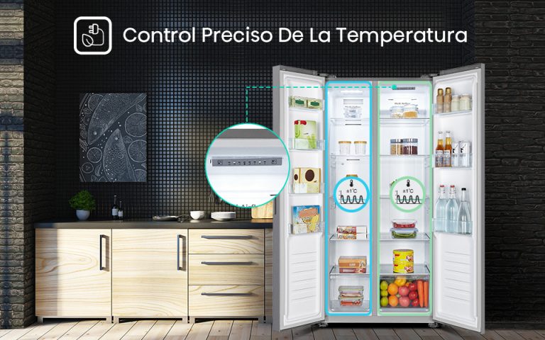 Control preciso de la temperatura – RS3N428NAD – Hisense